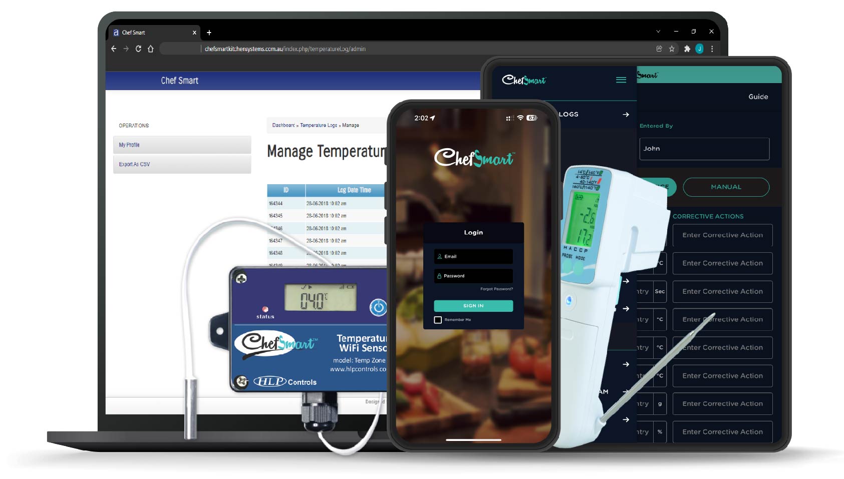 ChefSmart(er) Digital HACCP System App Update – HLP Controls